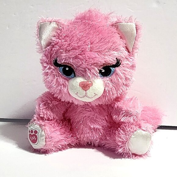 Build-A-Bear | Toys | Bab Build A Bear Buddies Sassy Cat Pink Silver ...